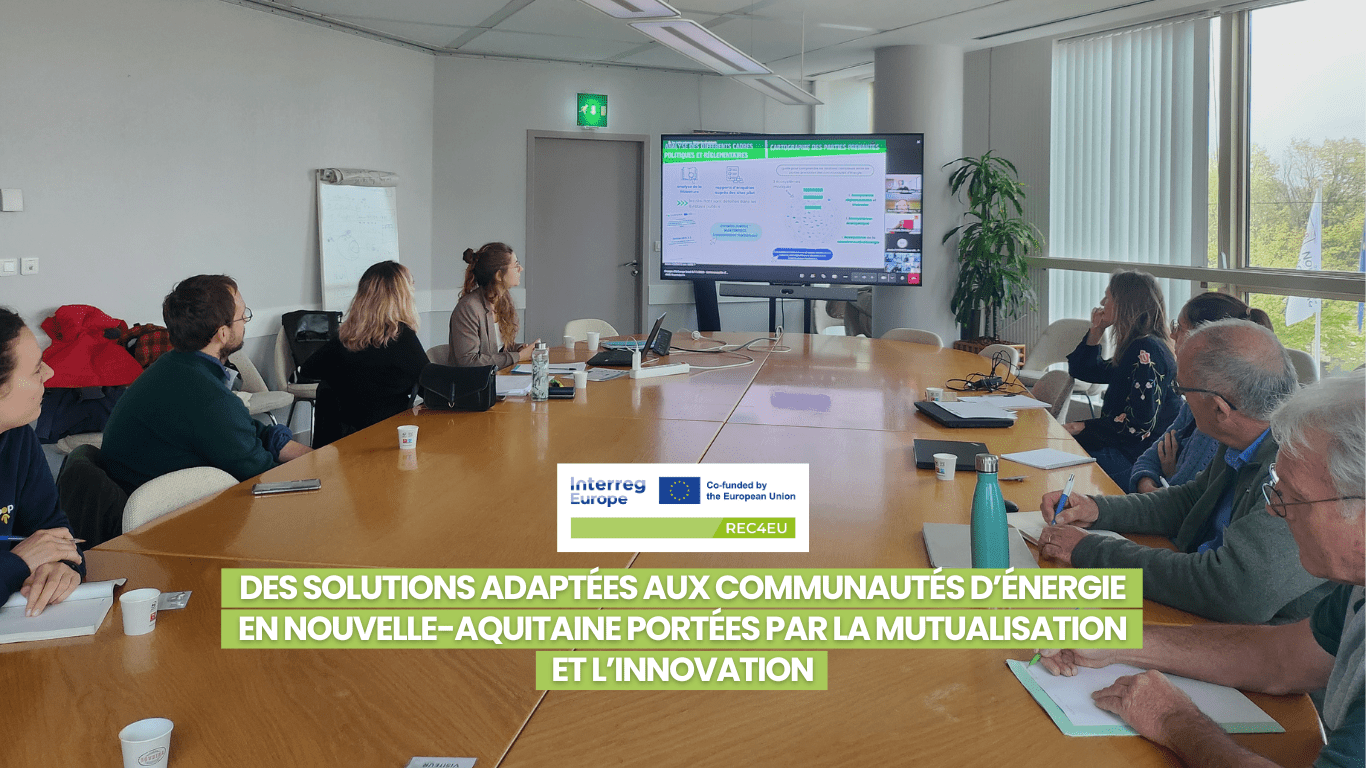 Des solutions adaptées aux communautés d'énergie en Nouvelle-Aquitaine ...